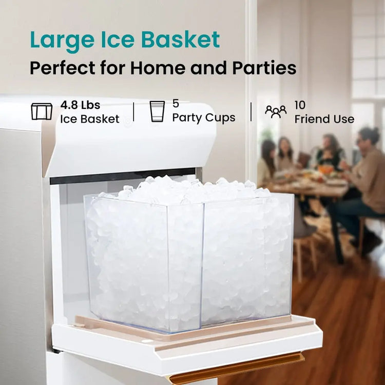 GEVI | Household V2.0 Countertop Nugget Ice Maker Machine for Home