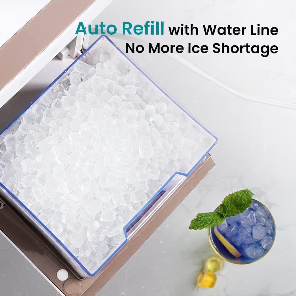 GEVI | Household V2.0 Countertop Nugget Ice Maker Machine for Home