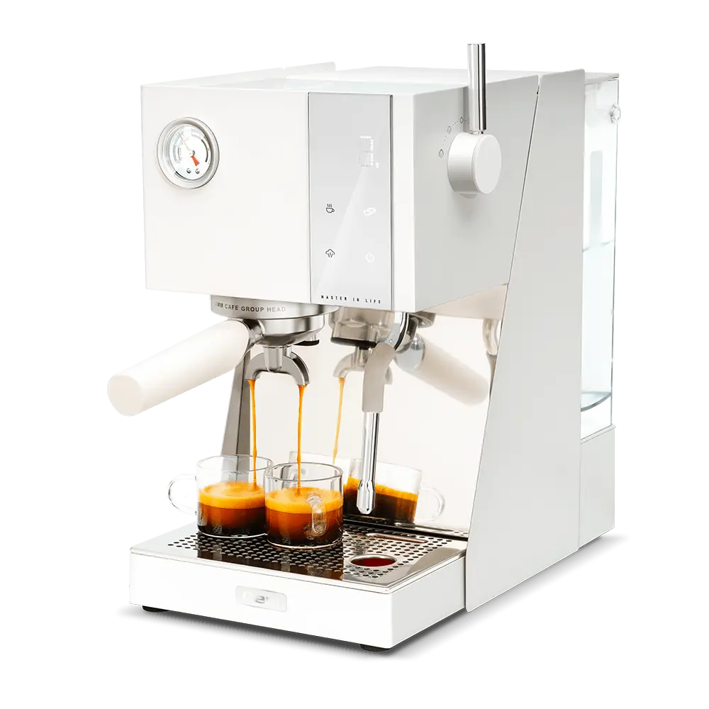 GEVI 20 Bar Semi Automatic Espresso Coffee Machine with OPV, White