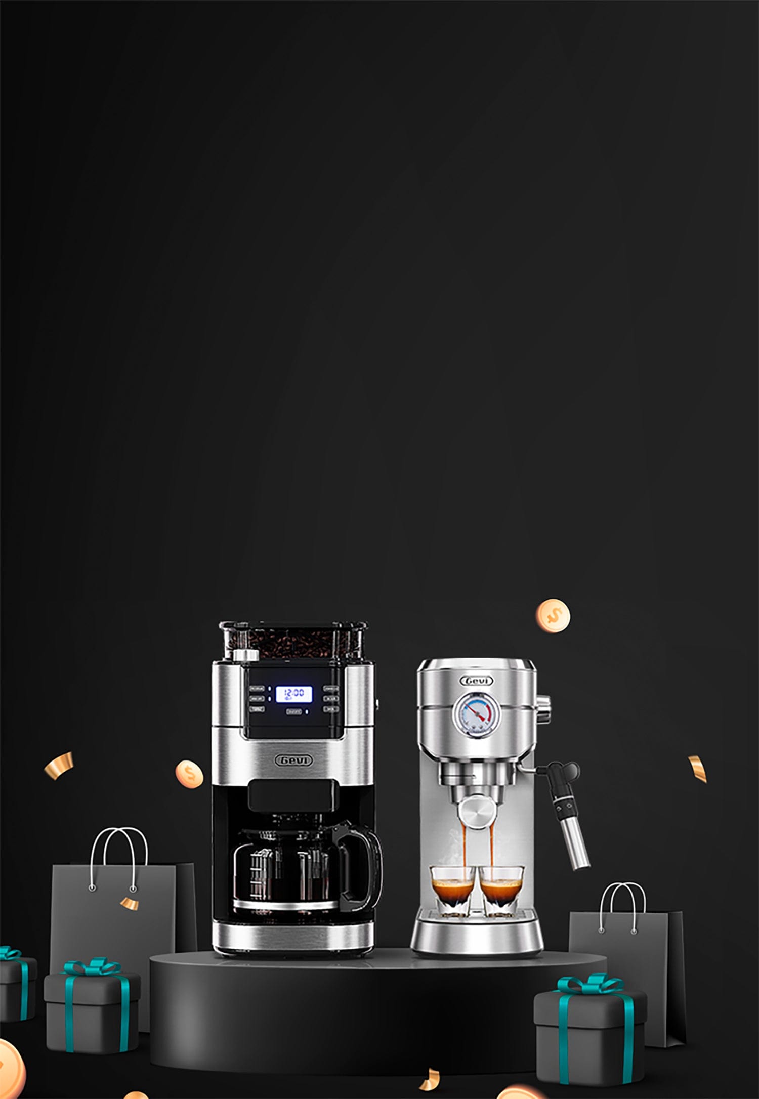 GEVI | Ice Makers, Coffee Makers & Vacuum Cleaners