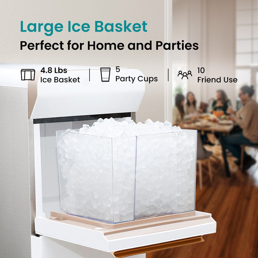 GEVI | Household V2.0 Countertop Nugget Ice Maker Machine for Home