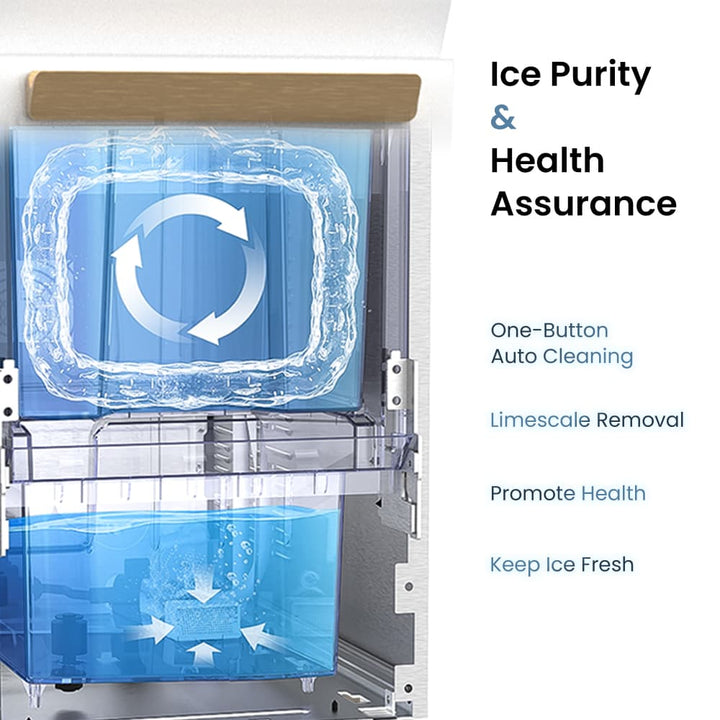 GEVI | Household V2.0 Countertop Nugget Ice Maker Machine for Home